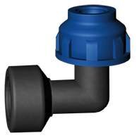 90° Female Threaded Elbow 16 x 3/4", 3,39
